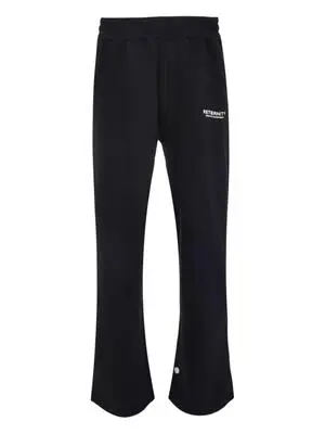 RETERNITY Logo-detail Track Pants - Black