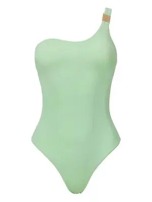 SOFIA ERHAN One-shoulder One-piece Swimsuit - Green
