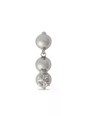 Off-White Arrow Ballchain Earring - Silver