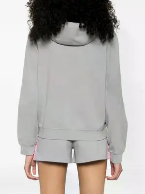 Casablanca Zip Side Stripe Hooded Top