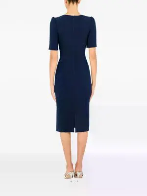 Jenny Packham Embellished Midi Dress - Blue