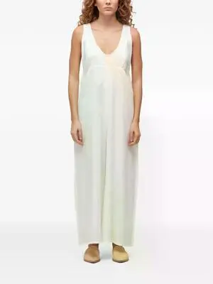 OSKLEN Frayed Jumpsuit - White