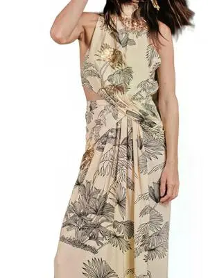 Johanna Ortiz Excepcionalidad Floral Print Maxi Dress