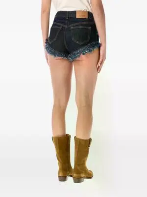 Isabel Marant Étoile Eneidala Denim Shorts With Frayed Hem