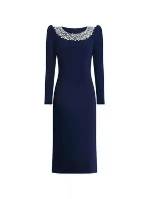 Jenny Packham Jacquetta Embellished Midi Dress - Blue