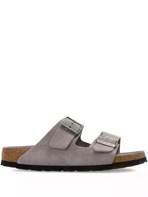 BIRKENSTOCK Arizona Suede Sandals - Grey