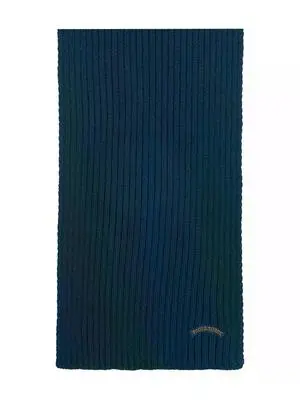 Paul & Shark Ribbed Scarf - Blue