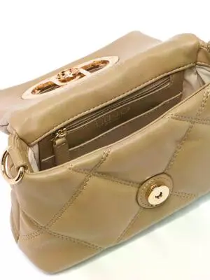 Liu Jo Quilted Monogram Shoulder Bag - Neutrals
