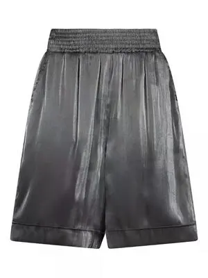 Liu Jo Laminated Mid-rise Shorts