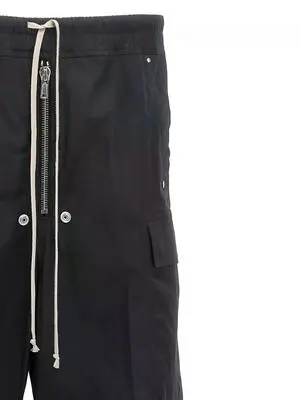 Rick Owens Cotton Cargobelas Trousers - Black