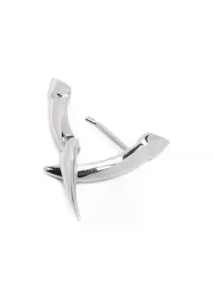 SHAUN LEANE Mini Crossover Earring - Silver
