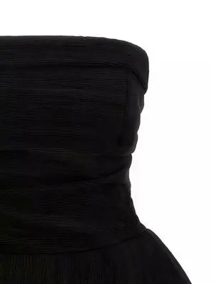 Magda Butrym Ribbed Draped Mini Dress