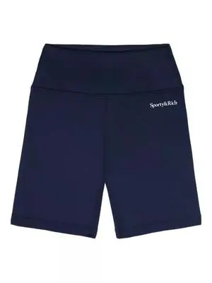 SPORTY & RICH High-waisted Shorts - Blue