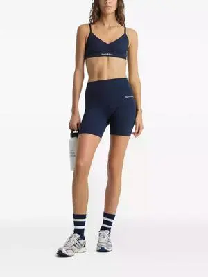 SPORTY & RICH High-waisted Shorts - Blue