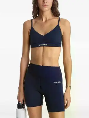 SPORTY & RICH High-waisted Shorts - Blue