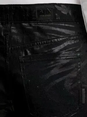 Armani Exchange Zebra-pattern Jeans