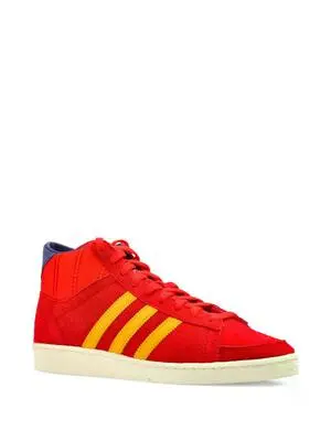 Adidas Jabbar Stripes High-top Trainers - Red