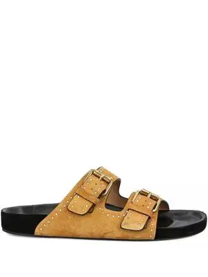 Isabel Marant Lennyo Studded Double-strap Sandals