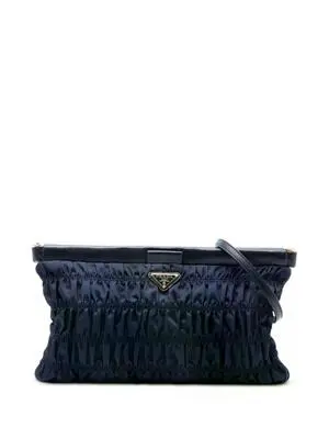 Prada 2000-2013 Tessuto Gaufre Crossbody Bag