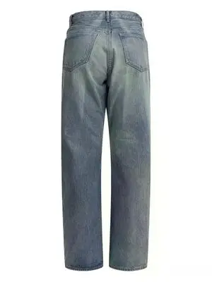 Auralee Faded Straight Leg Jeans