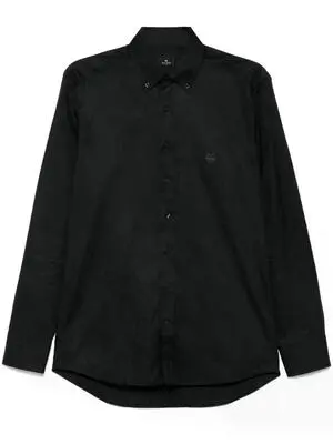 Etro Patterned-jacquard Cotton Shirt