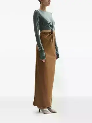 ATU BODY COUTURE Ring-knot Detail Maxi Dress