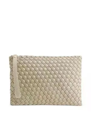 MARREA Woven Clutch With Wrist Strap