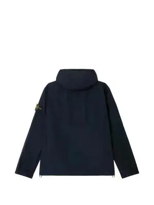 Stone Island Hooded Flap-pocket Jacket - Blue