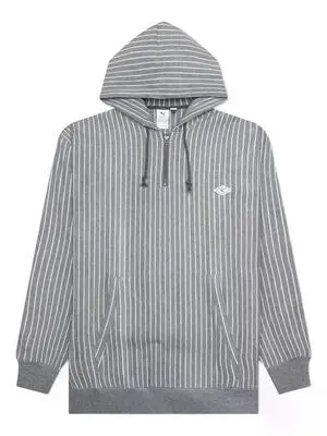 PUMA X Nanamica Striped Hoodie - Grey