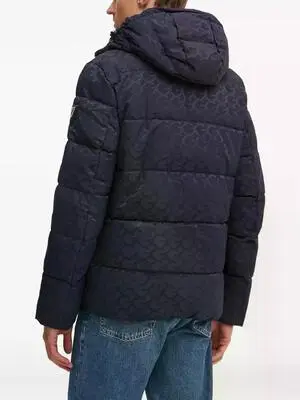 Guess 4g-chain Logo Puffer Jacket