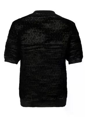 Dsquared2 Open Work Knit T-shirt