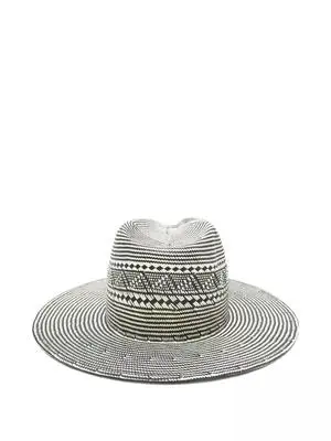 Ruslan Baginskiy Patterned Hat With Logo Detail And Wide Brim
