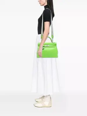 Hermès 2003 Kelly Ii Retourne 32 Satchel - Green