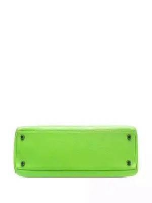 Hermès 2003 Kelly Ii Retourne 32 Satchel - Green