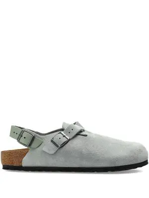 BIRKENSTOCK Tokio Ii Suede Clogs - Grey