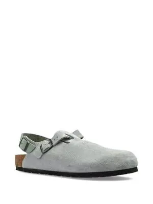 BIRKENSTOCK Tokio Ii Suede Clogs - Grey