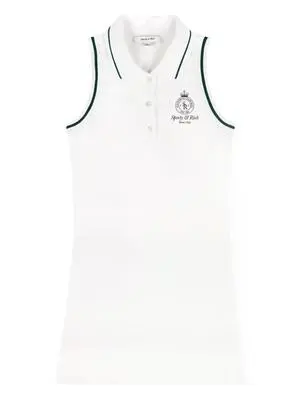 SPORTY & RICH Sleeveless Mini Dress - White