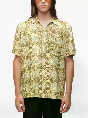 OSKLEN Garden Tile-effect Shirt