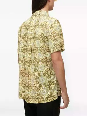 OSKLEN Garden Tile-effect Shirt