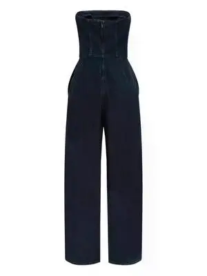 AGOLDE Agyness Strapless Jumpsuit - Blue