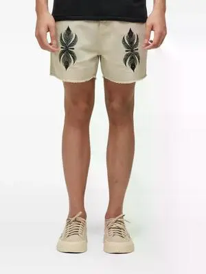 Osklen Raw Edge Hem Shorts For Men