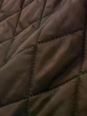 SPORTY & RICH Quilted Logo-embroidered Jacket - Brown