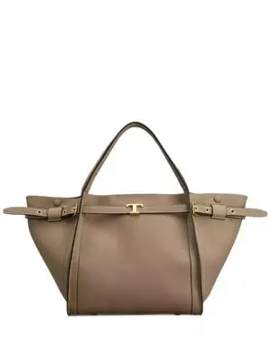 TOD'S Buckle Strap Tote Bag - Neutrals