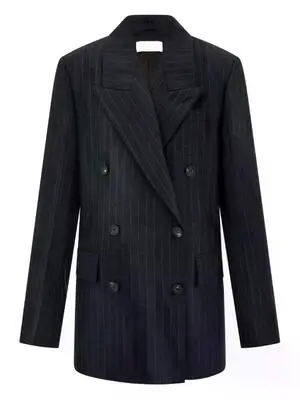 FERRAGAMO Pinstripe Double-breasted Blazer