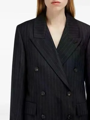 FERRAGAMO Pinstripe Double-breasted Blazer