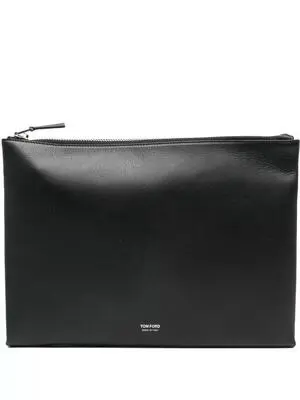 TOM FORD Zip-fastening Clutch - Black