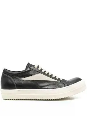 Rick Owens Contrast Stitching Sneakers For Men