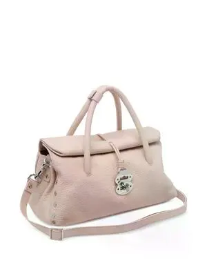 ZANELLATO Dott Studded Top-handle Tote - Neutrals