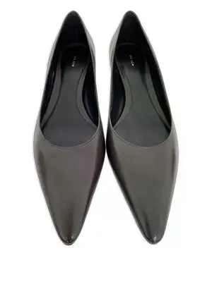 THE ROW Pointed-toe Kitten-heel Pumps