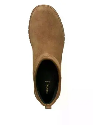 Geox Chelsea Suede Boots - Brown
